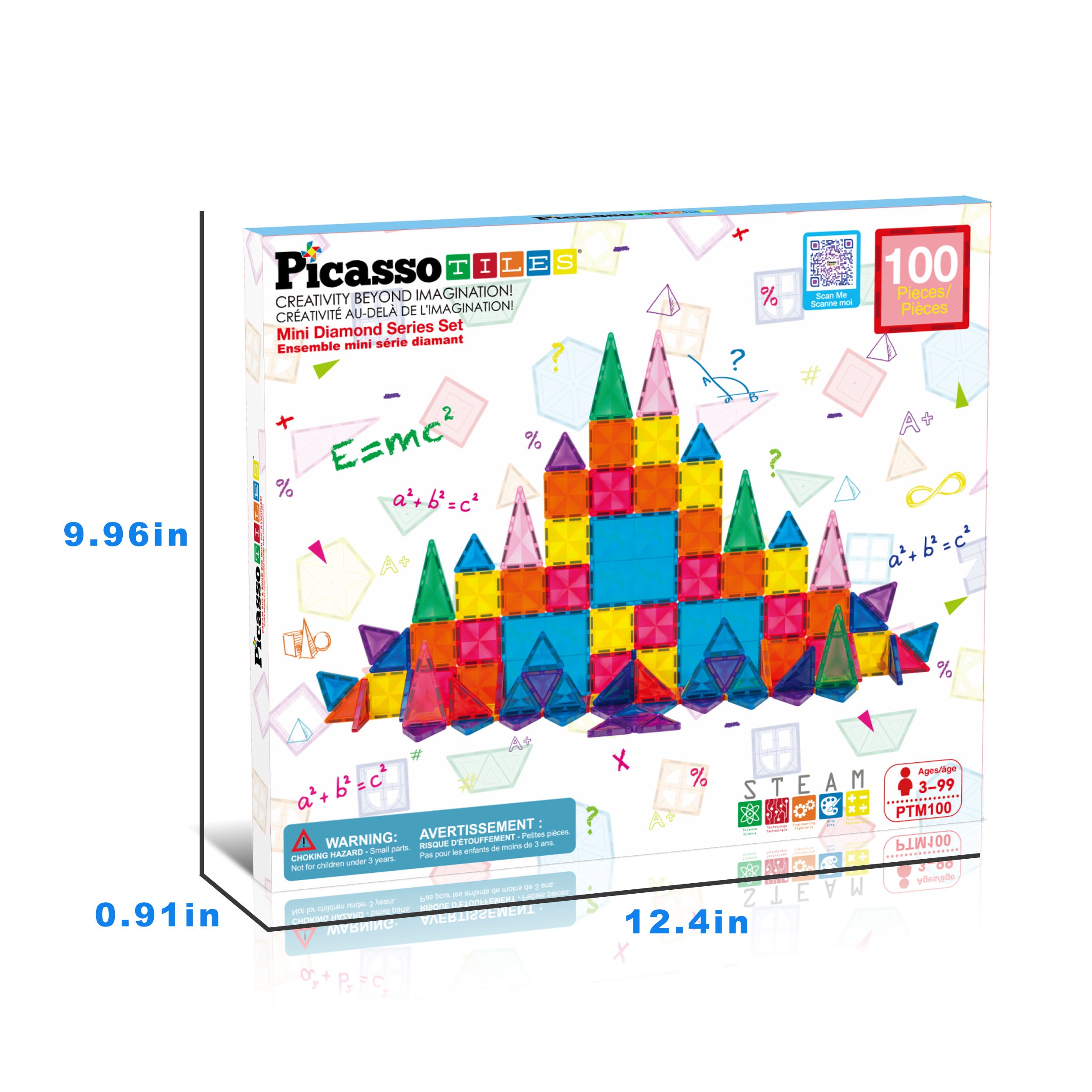 (40% Off) PicassoTiles Mini Diamond Travel Size 100pc Magnet Building ...