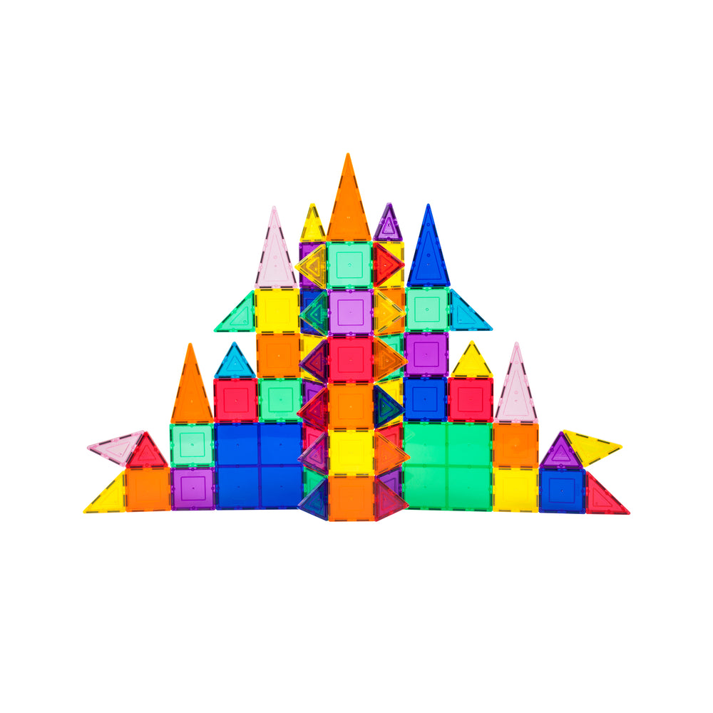 PicassoTiles Magnetic Tile Building Block Classic 101 Piece Playset ...