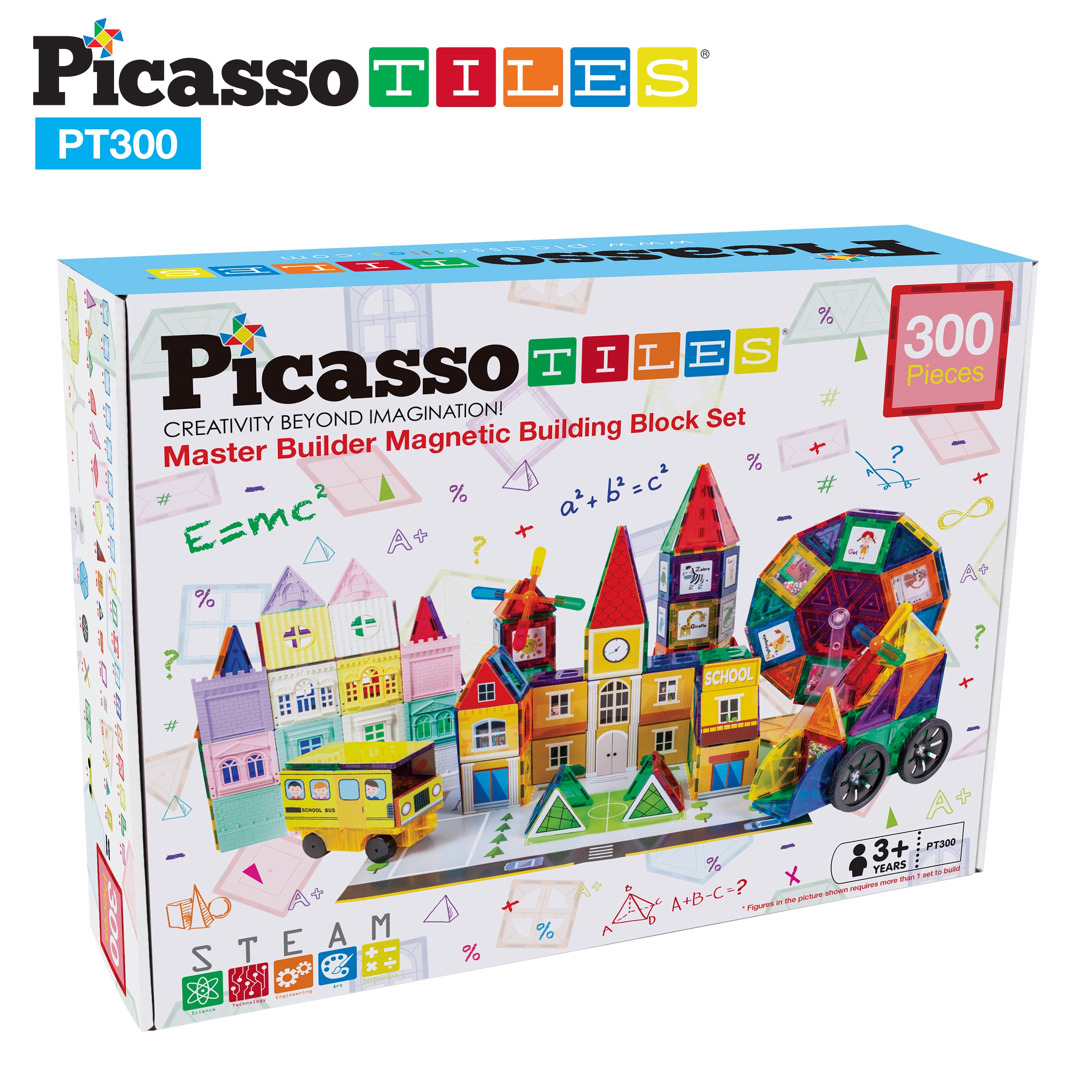 PicassoTiles 3in1 School, Hospital, and Police Station Building Blocks ...