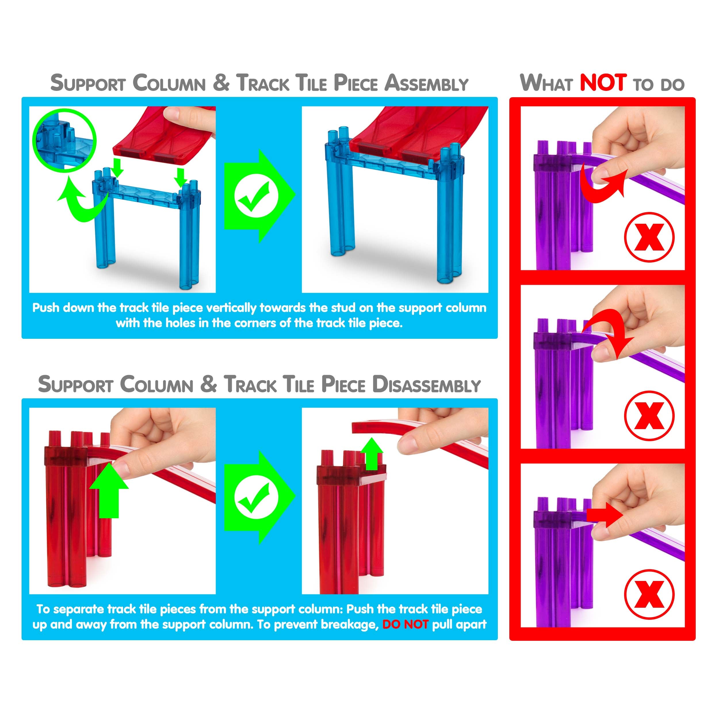 PicassoTiles Magnetic Tiles Race Track with LED Cars · PicassoTiles